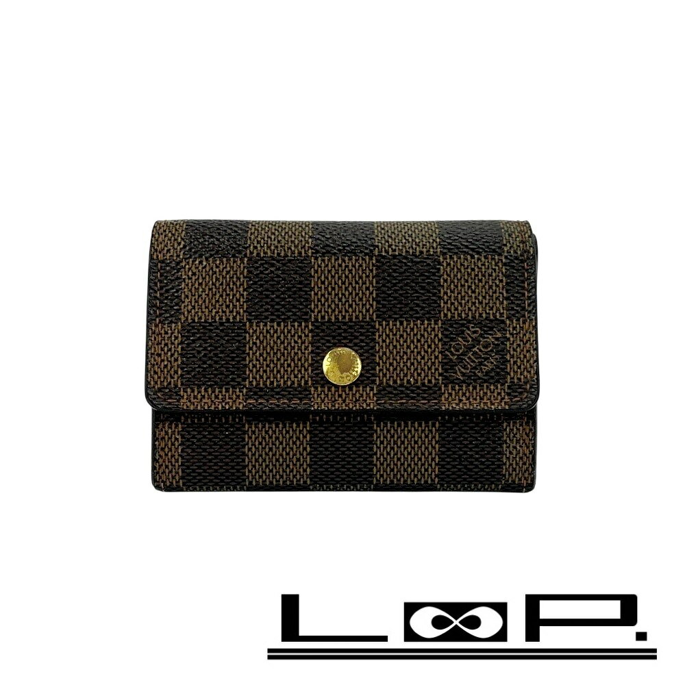 ■商品紹介■ 【ブランド】ルイヴィトン 【型番】‐ 【素材】ダミエ 【カラー】ブラウン 【サイズ】 約横9.4×縦7×幅2.1cm 【付属品】なし　 【ランク】B 【コメント】【シリアルナンバー】MI0094/傷やスレなどの使用でのダメージ...