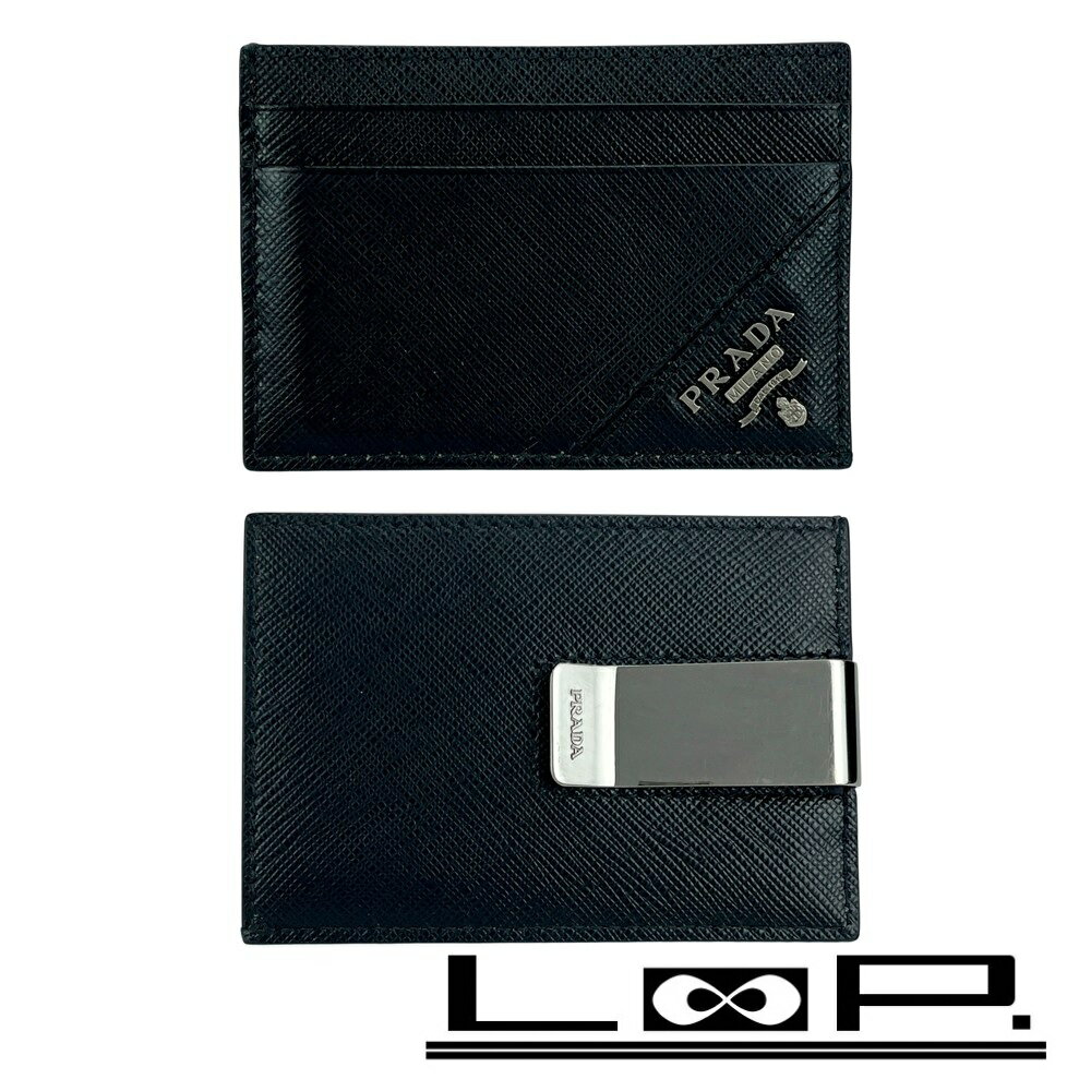 ■商品紹介■ 【ブランド】プラダ 【型番】2MC047 【素材】サフィアーノ 【カラー】NERO 【サイズ】約横10×縦7×幅1cm 【付属品】なし 【ランク】A 【コメント】多少の傷やスレなどのダメージなどはございますが比較的使用頻度は少...