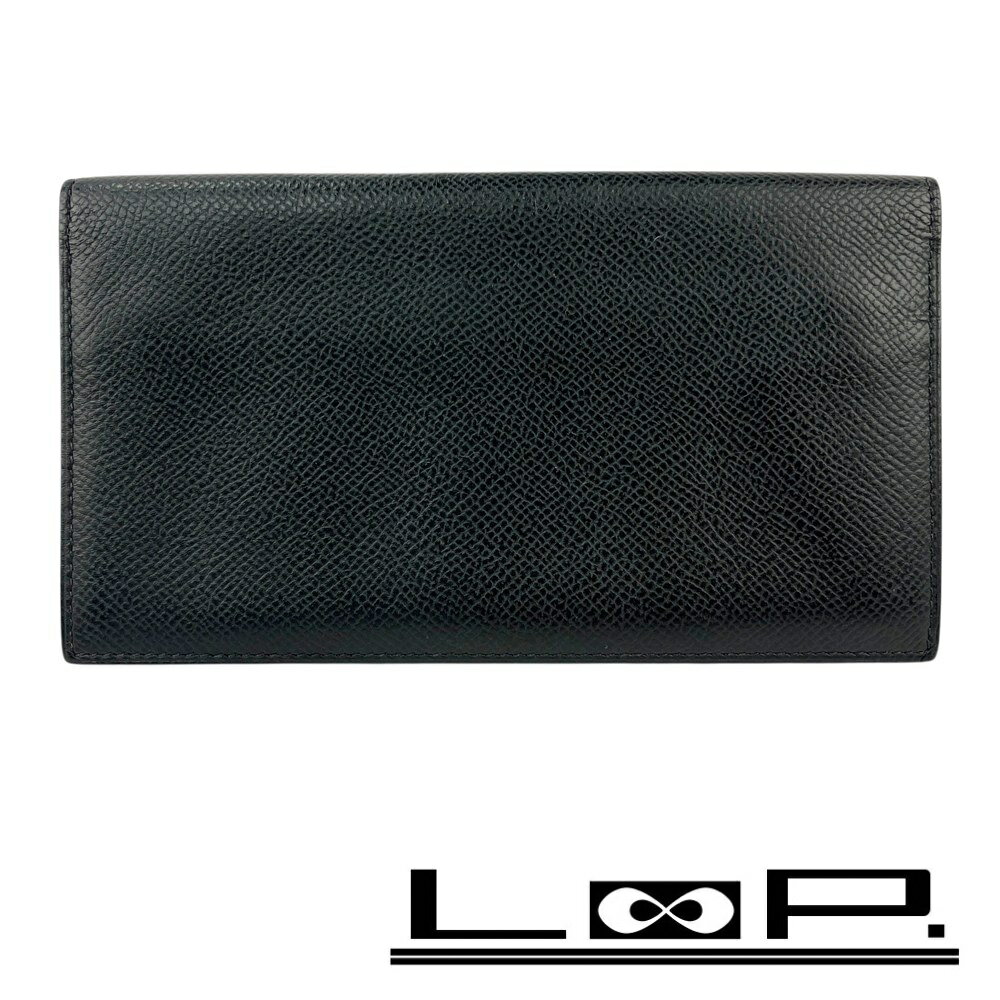 ■商品紹介■ 【ブランド】エルメス 【型番】- 【素材】エプソン 【カラー】ブラック 【サイズ】 約横17.5×縦9.5×幅1cm 【付属品】なし　 【ランク】 【コメント】 【刻印】D刻/多少の傷やスレなどのダメージなどはございますが比較...