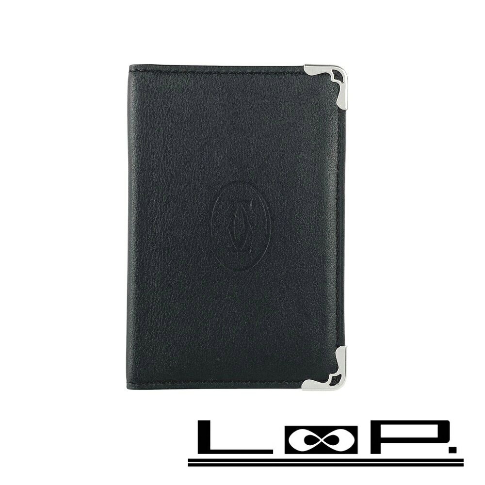 ■商品紹介■ 【ブランド名】カルティエ 【型番】L3001370 【素材】レザー 【カラー】ブラック/ボルドー/シルバー 【サイズ】 約横7.3×縦10.7×幅0.4cm 【付属品】箱/保存袋/冊子×2 【ランク】A 【コメント】多少の傷や...