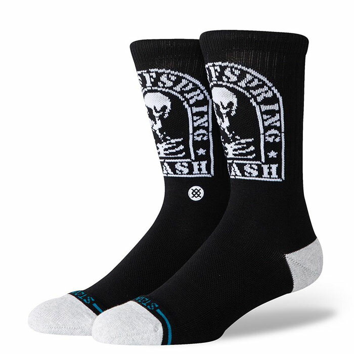 ■商品説明 STANCE SMASHED CREW Socks スタンス スマッシュド クルー カリフォルニア、サンクレメンテのソックスブランドSTANCE。 OFF SPRINGとのコラボレーションモデルです。伸縮性のあるリブがふくらはぎ...