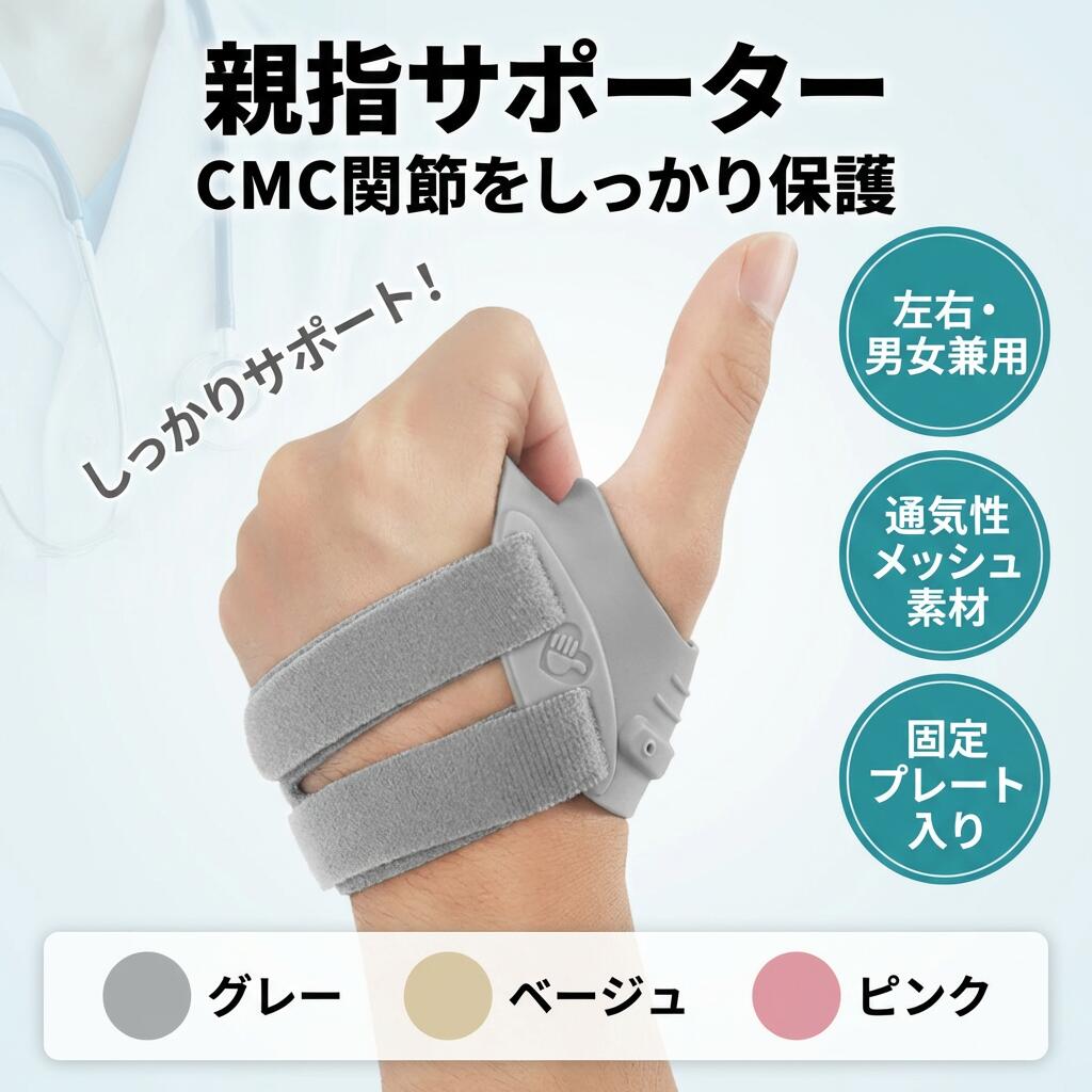 3色展開 親指サポーター CMC関節保 スポーツ アウトドア 超目玉商品 グレー右手 グレー左手 ベージュ右手 ベージュ左手 ピンク右手 ピンク左手 S M L注意事項・ラッピング対応は行っておりません。・予告なく仕様変更になる場合がござい...