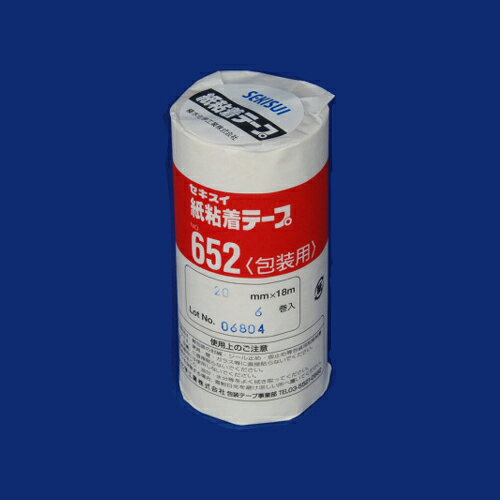 積水化学工業株式会社東京お客様相談室（03）5521-0505商品仕様●重ね貼りも可能です。●手で簡単に切れ、作業性に優れています。●寸法：幅20mm×長18m●テープ厚：0．1mm●材質：基材＝和紙JANコード49018601046614...