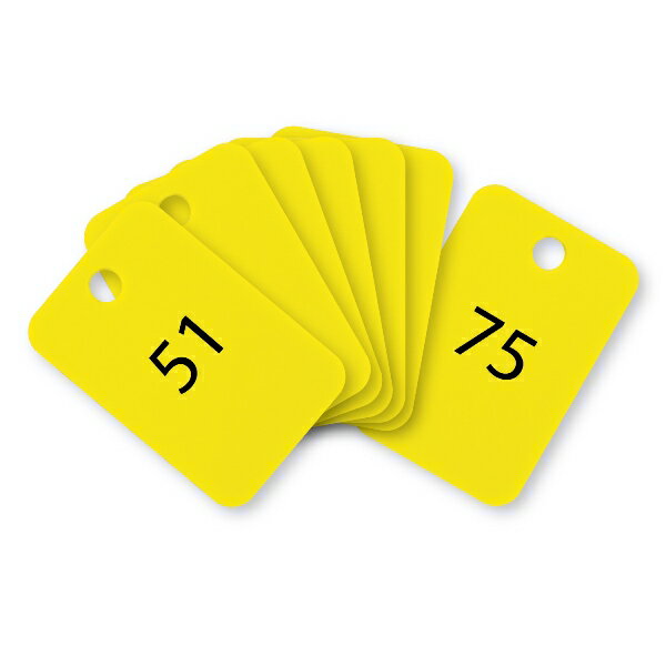 商品仕様お店やホテル・旅館等で何かと重宝する番号札スタイリッシュなオリジナルデザインの四角型の番号札です。番号が51〜75入。穴径：φ6.5mm。W40XD60XH2.7mm。【材質】PS【本体重量】7g【本体サイズ(縦x横x高)】60mm...