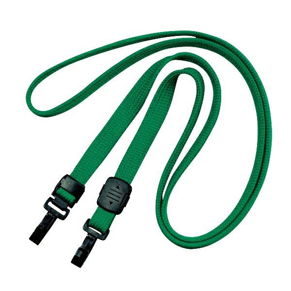 商品仕様●ストラップ長：90cm●ストラップ幅：約10mm●材質：ストラップ＝再生PETJANコード49701155605074970115560507　ls@AK-00027577 事務用品 名札・番号札 名札用ストラップ