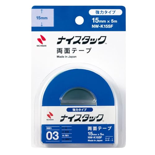 ニチバン株式会社お客様相談室（0120）377-218商品仕様板紙・金属・プラスチック等の固定、紙工作に最適。板紙・金属・プラスチック等の固定、紙工作に最適。●強力タイプのナイスタック?です。●ホルダー、巻心は再生紙を使用しています。●カッ...
