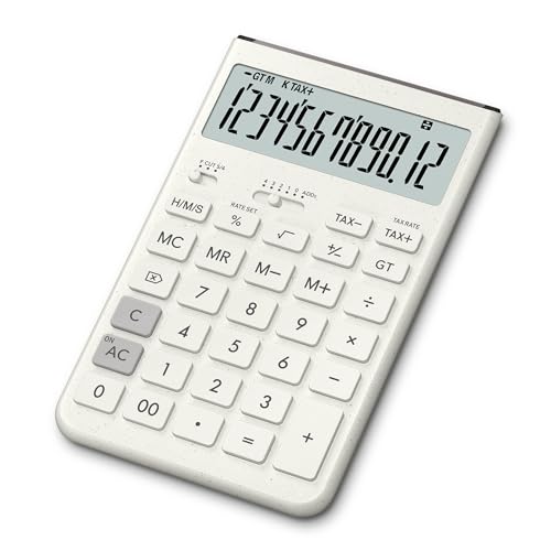 商品仕様デザイン電卓 Comfy（コンフィ） 時間計算機能税計算（税額計算や税率の変更可能）スタンド付き表示エコマーク商品（06135006）グリーン購入法適合商品●材質：プラスチック●原産国：フィリピンJANコード454952661909...