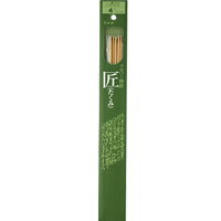 棒針「匠」5本針 25cm 0号 54300 クロバー あみ針 棒針 手芸 編み物 手編み 手あみ 手作り 趣味 クローバー 匠 商品番号:CLV-873竹製の編みやすい棒針。針軸の太さ(一番太い部分の直径)2.1mm。棒針「匠」5本針 2...