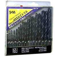ハイスドリルセット[スチールケース入 ] 25本組 L25DS PROMOTE 商品番号:DSN-234もっとも広い用途で使用される汎用ドリルです。セット内容:1.0・1.5・2.0・2.5・3.0・3.5・4.0・4.5・5.0・5.5・...
