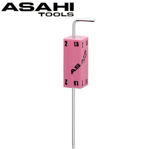 連結ホルダー付 ロングボールポイント 六角棒レンチ 1.5mm AQT0150 旭金属工業 工具 DIY レンチ ハンドツール 修理 作業用工具商品番号:DSN-1142片側は傾けたまま回せるボールポイントタイプです。使いたいときにすぐに取...