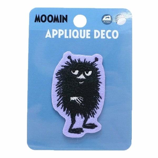 ●大人気【Moomin/ムーミン】こちらは定番アイテム【刺繍デコステッカー】シールでもアイロンでも貼り付け可能。【サイズ】■パッケージサイズ：約65×80mm