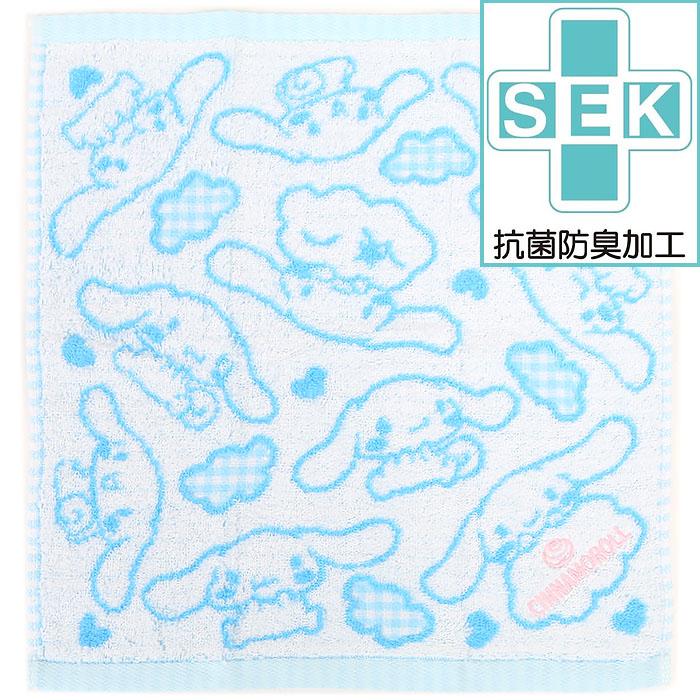 定番タオルのリニューアルです。抗菌防臭加工をプラスし、生地は厚みが出るジャカードタイプに変更します♪●抗菌、防臭加工●ナノサイズの銀粒子の働きで細菌の増殖を抑制し、臭いの元となる菌の増殖も抑えます【素材】綿100%【サイズ】約34×36cm