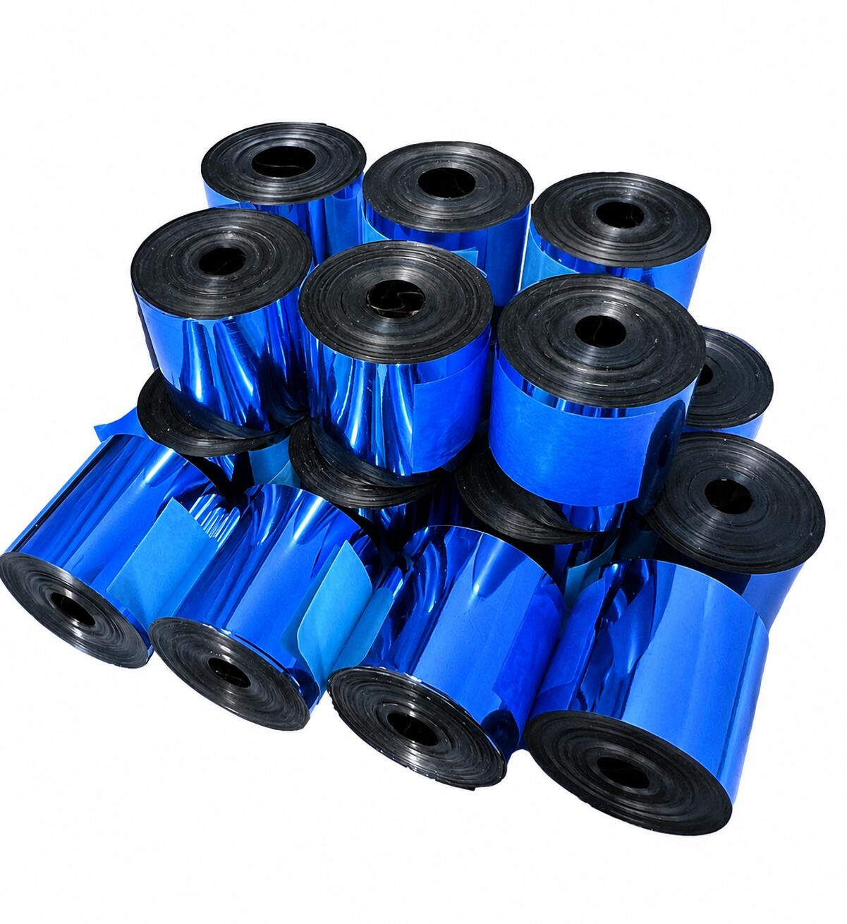 【商品詳細】 ・カラー：光沢両面ブルー ・テープ厚0.05mm(50μ) ・テープ幅 26mm ・内容量80個(約1kg) ・(舞台演出用)特効キャノン砲巻きテープ(1m/10回巻き) コンサートやライブのキャノン砲演出として使用される特効...