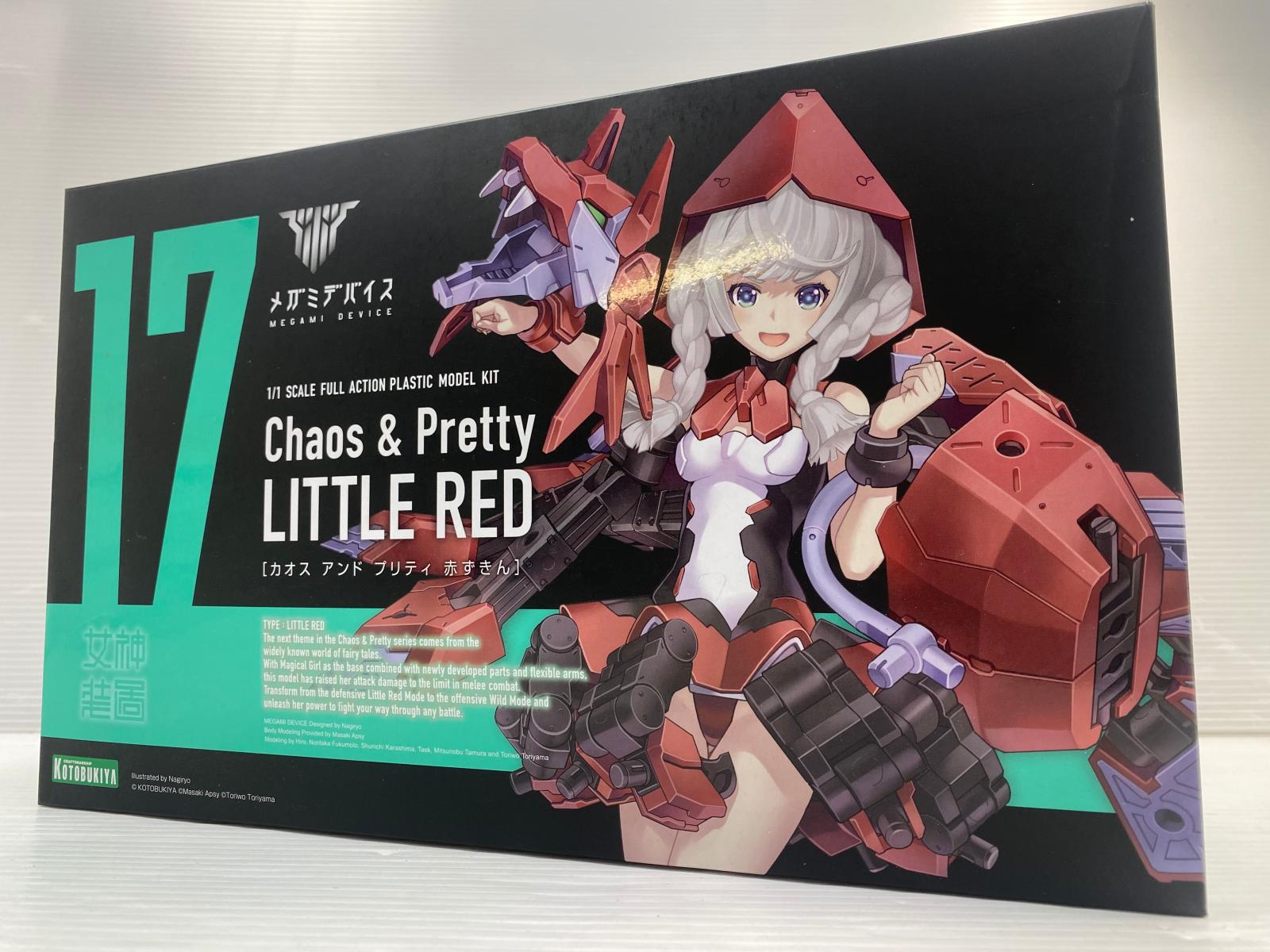 【未組立品】コトブキヤ メガミデバイス カオス アンド プリティ 赤ずきん Chaos & Pretty LITTLE RED ○YR-18646○ の出品です。 こちらの商品は未組立の商品です。 ■ランク：S お買取り商品の為、多少の外箱...