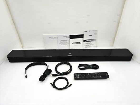 【中古品】 BOSE ボーズ サウンドタッチバー300 Sound Touch 300 臨場感 高音質 薄型 ガラストップ ブラック ○YR-19911○ の出品です。 こちらの商品は中古の商品です。 中古品ですが、特に目立つ傷みは無く比較...