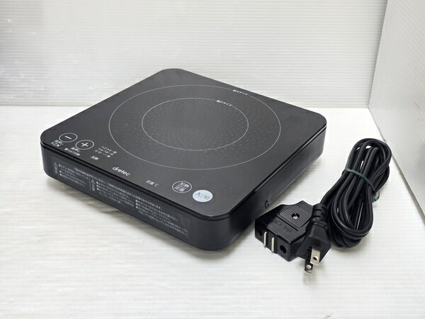【中古品】 ドリテック dretec 1口 IH卓上型調理器 ピッコリーノ DI-217 ブラック ○YR-19980○ の出品です。 こちらの商品は中古の商品です。 中古品ですが、特に目立つ傷みは無く比較的キレイな状態です。 商品内容は掲...