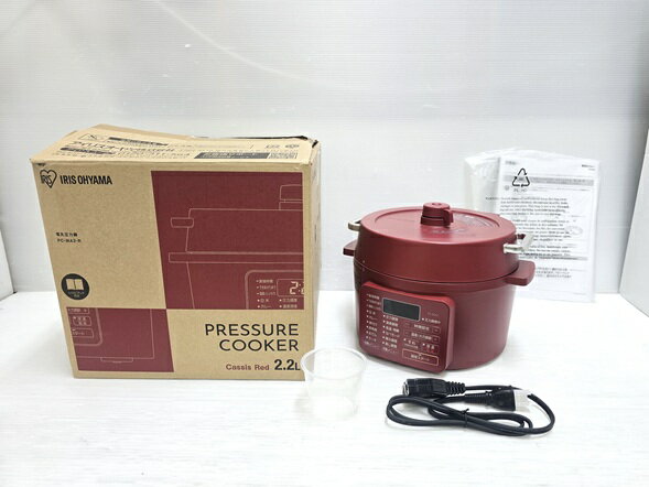 【中古未使用品】 アイリスオーヤマ IRISOHYAMA 電気圧力鍋 満水容量2.2L PC-MA2-R カススレッド ○YR-20146○ の出品です。 こちらの商品は中古未使用の商品です。 未使用の商品ですが、開封済みの商品です。 商品...