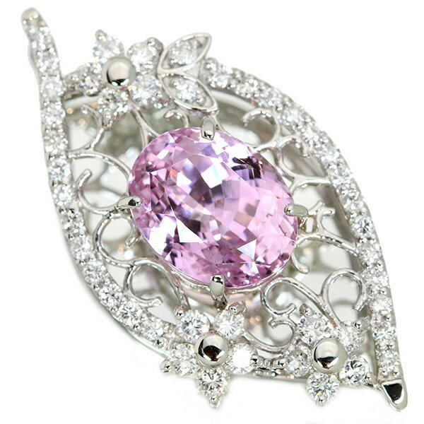 ギフト対応 ※各アイコンの説明はこちらプラチナ900 PT900 クンツァイト 8.243カラット ペンダントトップComment　商品説明神秘的なライラックカラーに、宝石の神秘を感じずにはいられません。ピンクでもなく、紫でもない。瑞々しい...