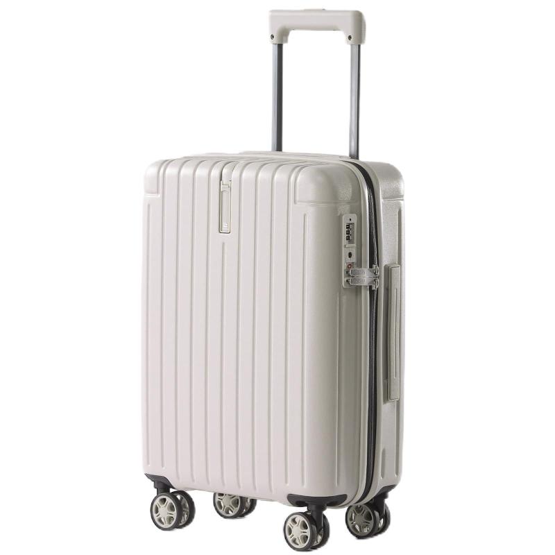 [LIGHTGO] 20インチ スーツケース 超軽量 国際基準TSAロック搭載 防水ジッパー トップ隠しフック 機内持ち込み対応 ビジネス旅行キャリーケース
