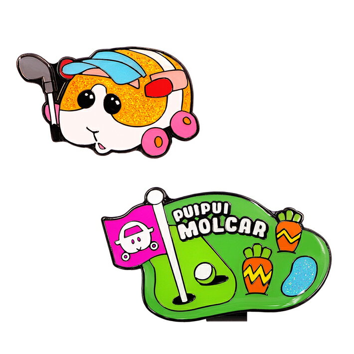 「PUI PUI モルカー」の人気キャラクター「ポテト」がゴルフ場で大活躍！ ゴルフをしている「ポテト」がかわいいマーカー！ 可愛らしいマーカーとラメ入りのキラキラ台座が目立ってGOOD！ SNSやインスタでも大注目 ゴルフ場でもプイプイ！...
