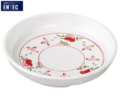 ※電子レンジには、ご使用できません。 【特徴】 ●優しい家庭的な赤茶色のつる草紋様。 ●軽くて壊れにくいメラミン製の食器です。 ●食器洗浄機に使用できます。 【商品詳細】 サイズ：φ93×H19mm 耐熱温度：120度 材質：メラミン樹脂 ...