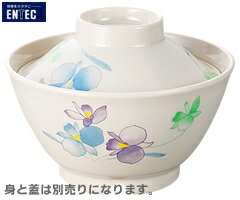 ※電子レンジには、ご使用できません。 ※蓋は別売になります。 【別売】 エンテック　すみれ　ごはん丼（フタ）大 【特徴】 ●パステル調のすみれの花。 ●軽くて壊れにくいメラミン製の食器です。 ●食器洗浄機に使用できます。 【商品詳細】 サイ...