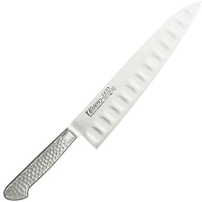 【特徴】 ●プロの理想の切れ味と使い易さを追求した造り。 ●デポット加工により食材と刃の接触面積が減り、食材への抵抗が少なくなり切れ味がよくなります。 ●砥石による本格的な刃付けを施し、鋭い切れ味を長く持続させます。 ●刀身とハンドルはすき...