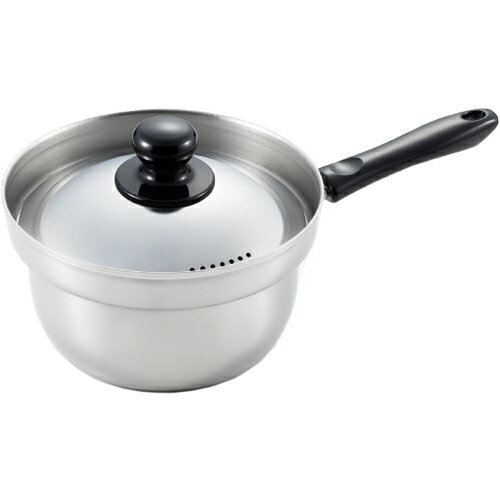 【特長】 ●スムーズな対流で泡の発生が少なく、一段高い縁がふきこぼれを防ぎます。 【商品詳細】 サイズ：約φ188×323×H143mm（ハンドル・ツマミ含む） 鍋本体高さ：約H102mm 容量：約2.1L 重量：約580g 材質：本体／2...