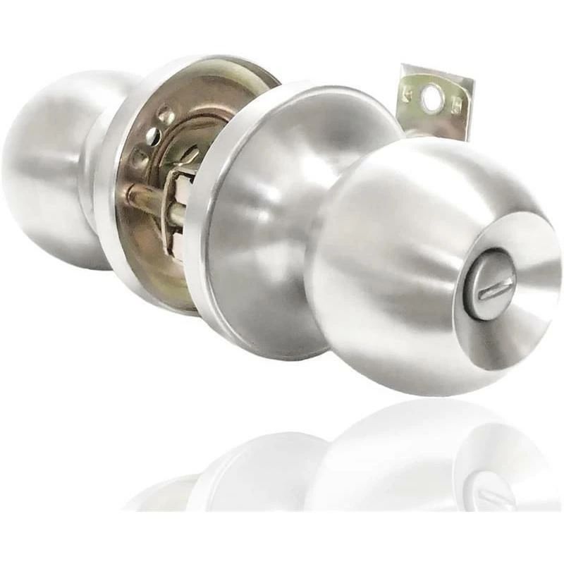 鍵付きの仕様ドア厚さ 45-65mm /25-45mmラッチボルト長さ50-60MM に適用。内側から鍵をかけて閉め出したと、対応鍵で開け可能。トイレ室内 寝室 玄関 部屋 屋外 浴室に適用 します。 右左通用ご習慣に設定可能，本ノックでド...