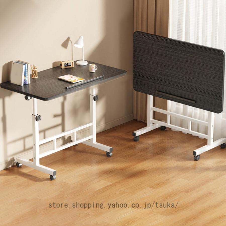 【サイズ】本体：【昇降式】幅60cm×奥行40cm×高さ65-87cm。 【昇降式】幅80cm×奥行40cm×高さ65-87cm。 ●パソコン用、ミシン用、宿題用、用途多彩の簡易デスク。 ●足元広々でゆったり利用可能。 【備考】 ※モニター...