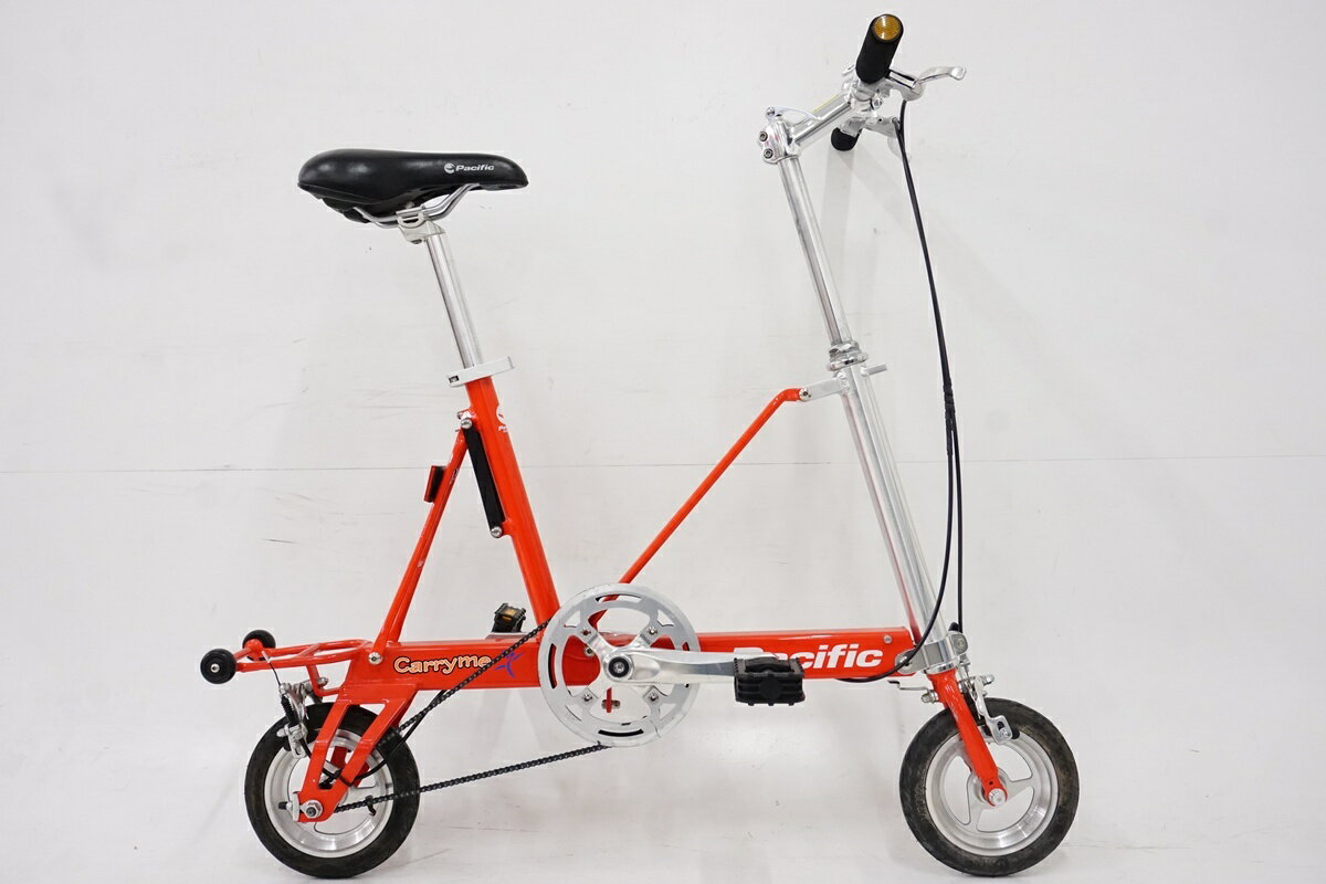 ■商品情報 メーカーサイズ:ワンサイズ 8インチ シートチューブ(C-T): 400mm トップチューブ(C-C):460mm(ホリゾンタル換算) 適応身長:150-180cm(目安) 重量:約8kg フレーム材質:アルミ フロントフォーク...