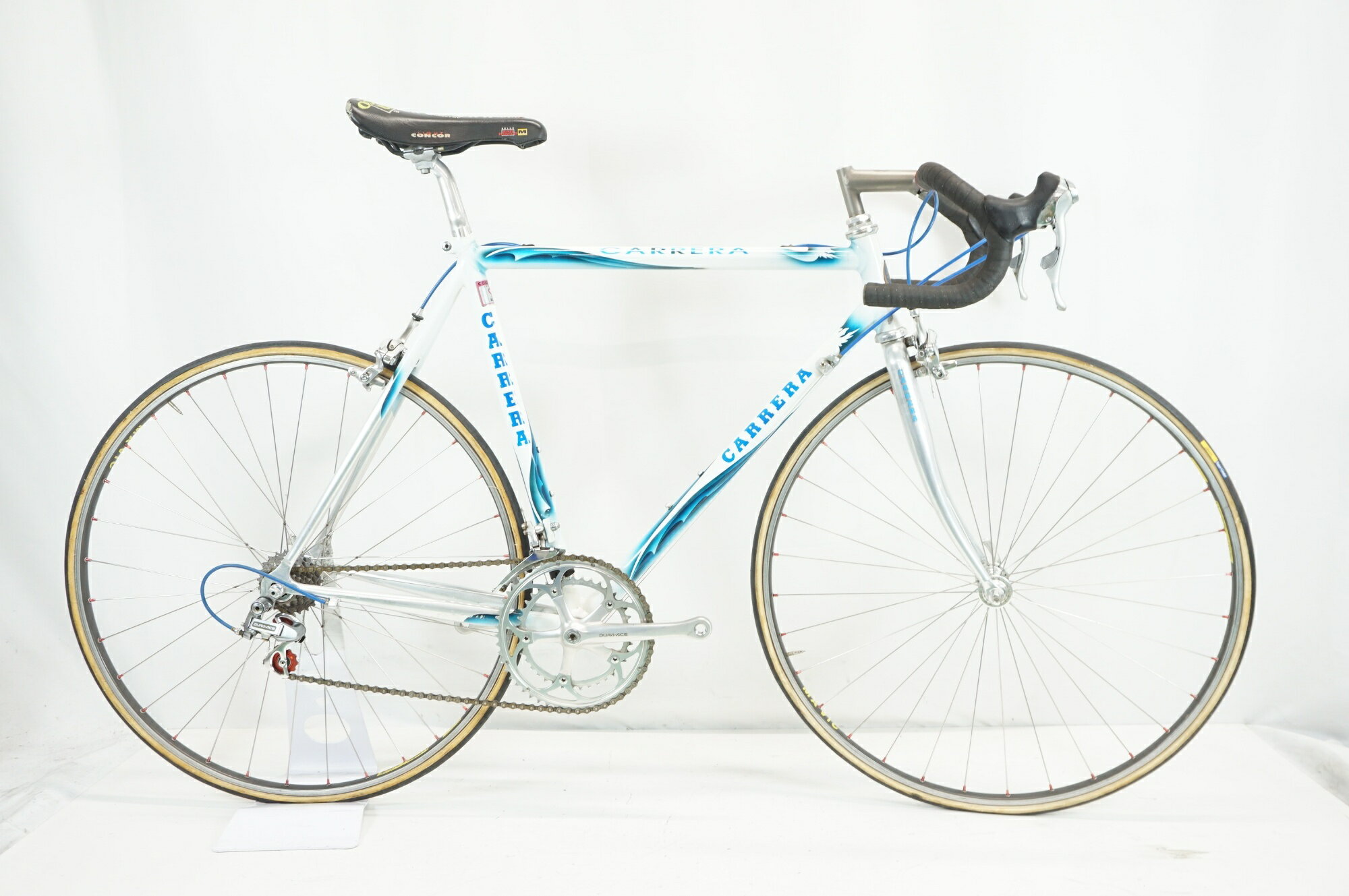 ■商品情報 メーカーサイズ:不明 シートチューブ(C-T):560mm トップチューブ(C-C):540mm(ホリゾンタル換算) 適応身長:170-180cm(目安) 重量:約8.4kg フレーム材質:アルミ フロントフォーク:アルミ レバ...