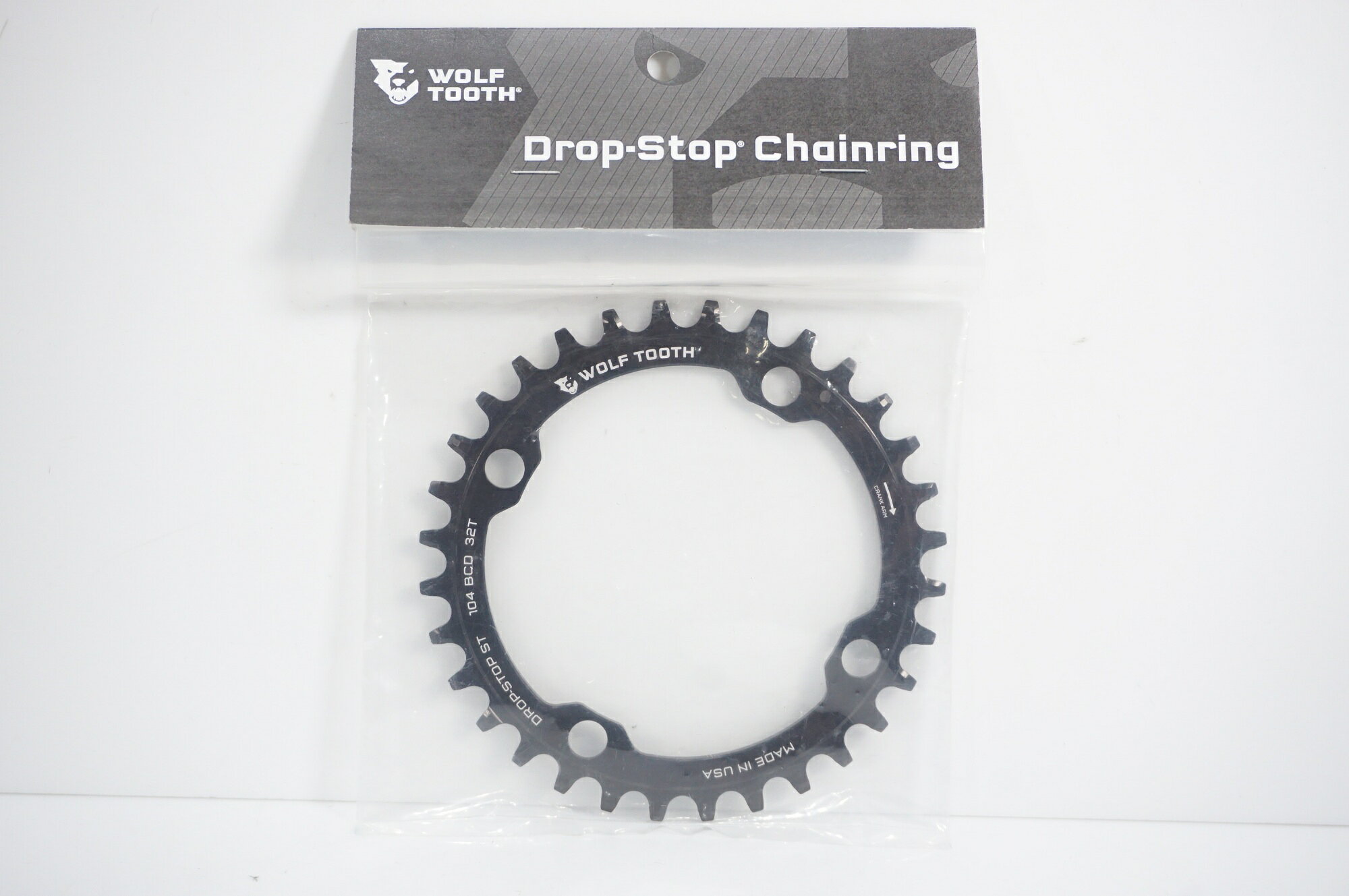 ■商品情報 ・DROP-STOP ST ・104 BCD ・32T ■状態 ・未使用品、パッケージに傷みあり ■付属品 ※画像に掲載している物で全てでございます。 ※画像にないものは欠品となりますためご注意ください。 ※掲載画像以外にもキズ...