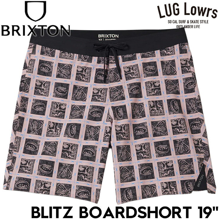 BRIXTONのボードショーツ 「 BLITZ BOARDSHORT 19" 」 30067 BRIXTONのパフォーマンスモデルとして展開される、19インチアウトシームのボードショーツ。 サーフィンやビーチ、プールなどのウォーターアクティ...