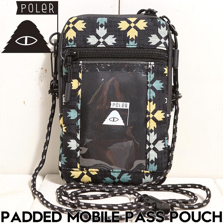 POLeR ポーラーのモバイルパスポーチ 「 PADDED MOBILE PASS POUCH 」 253MCV0130 スマホと頻繁に取り出すカード類をスマートに持ち運べる、POLeR の「PADDED MOBILE PASS POUCH...