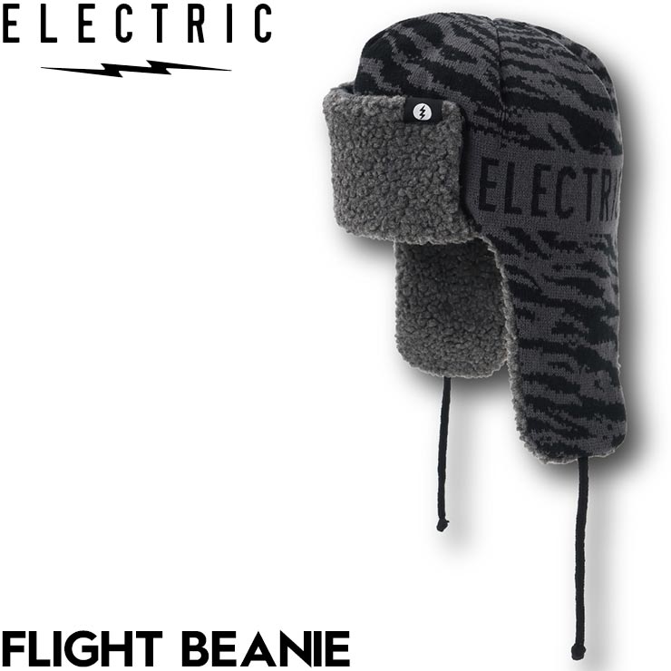 ELECTRICのフライトビーニー 「 FLIGHT BEANIE 」 E25FC08 秋冬におすすめのフライトビーニー。 街中はもちろん、ゲレンデでも使えるアイテム。 裏地は全てボア生地なので保温性抜群。 ボルトロゴのタグ、ロゴの刺繍付き...
