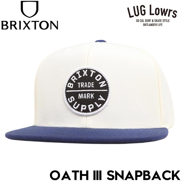BRIXTONのスナップバックキャップ 「 OATH III SNAPBACK 」 10777 BRIXTON OATH III SNAPBACK は、 ブランドのアイコンとも言えるラウンドワッペンロゴをフロントに配した 定番人気のスナップ...