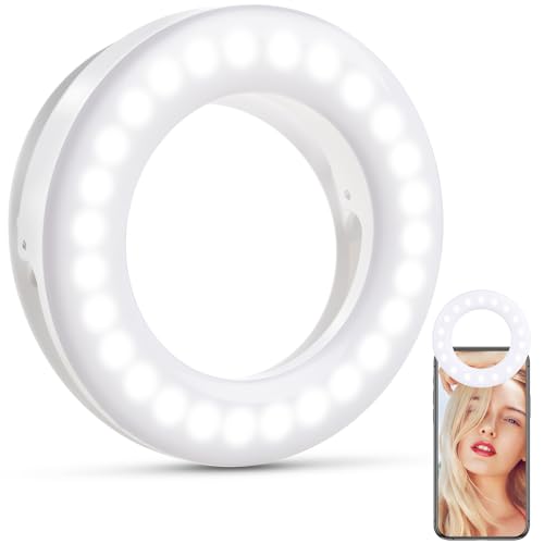 -/40 LED/-・Size:40 LED・コールドライトとウォームライトビーズの組み合わせ20個のコールドライト＋20個のウォームライトで、ノーマルライト、コールドライト、ウォームライトの3つの照明モードがあります。自撮りする時、シーン...