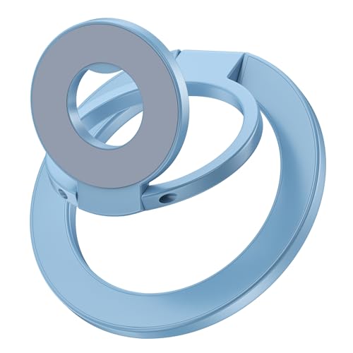 ブルー/-/-・Color:ブルー・両面磁吸設計: 両面から強力にマグネットで固定でき、デバイスをしっかりとサポートします。・MagSafe対応: iPhone12以降のMagSafe機能を完全サポートし、簡単に脱着です。・高級感ある全金属...