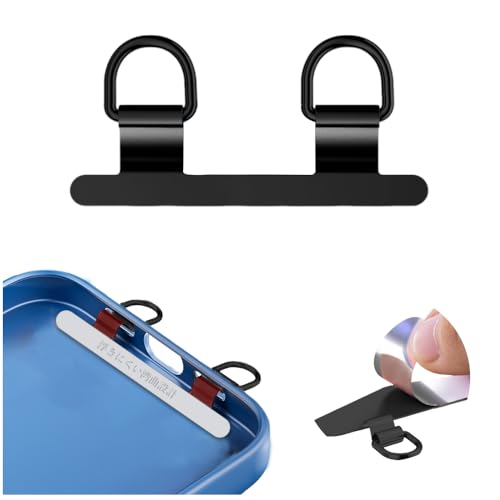 クラシックブラック/Free Size/TK-JSJP-2GK-BK・Color:ブラック・2口タイプ、充電に完全干渉ない： 従来の製品は1つの掛けリングを搭載して、充電口に通して装着するから、充電に干渉しやすいです。本製品は2つの掛けリン...