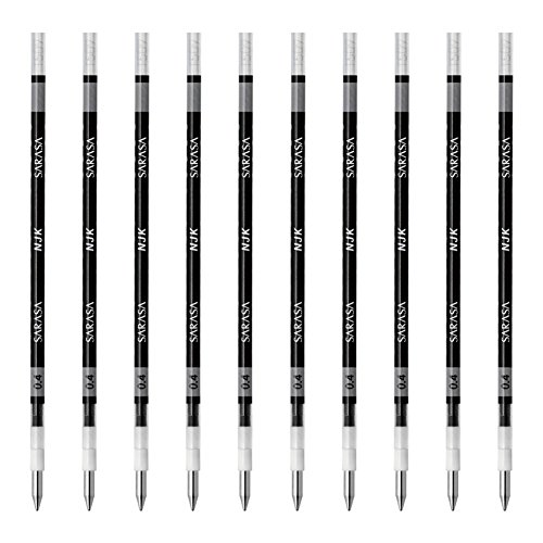 ボールポイント黒 10本/-/B-RNJK4-BK・Color:黒 10本PatternName:単品・パッケージ個数:1・適合商品プレフィール（カスタマイズ多機能ペン）／サラサマルチ（多機能ペン）・インク水性顔料（ジェルボールペン）・単品...