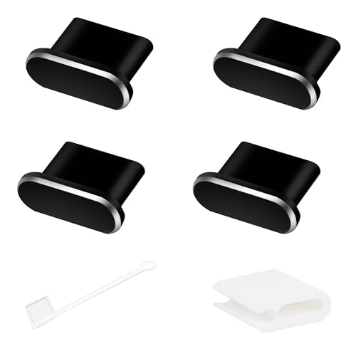 ブラック/-/-・Color:ブラック・対応iPhone 15/16シリーズ対応iPhone 15/16 Plus Pro Max コネクタ接続口（メス）を保護します、 USB Type-C 口（オス）用保護カバー 防塵防止、ダストプラグホ...