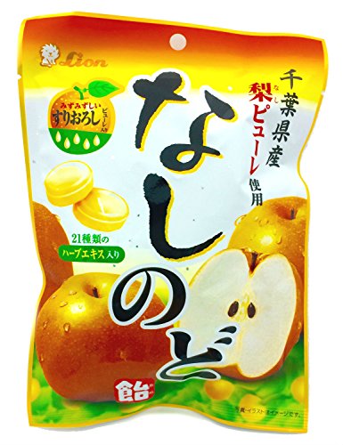 イエロー/80グラム (x 6)/-・パッケージ個数:6・原材料:砂糖、水飴、梨ピューレ(千葉県産)、植物油脂、ハーブエキス、酸味料、香料、乳化剤、(原材料の一部に大豆を含む)・商品サイズ(高さx奥行x幅):85mm×290mm×200mm