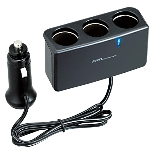 3連ソケットブラック/縦47×横89×32mm/IMP097・Style:3連ソケット・パッケージ個数:1・50年以上も国内カー用品市場で実績を積んできた大手カー用品メーカー「セイワ(SEIWA)」から登場。・電源を3極に分配できます。・粘...