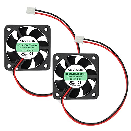 12V 40mm 2ピンファン。ブラック(12V 40mm 2ピンファン)。/12V 40mm 2-PIN FAN/AN-YDM4010B12・パッケージ個数:1・定格電圧: 12V DC 電流: 0.1A ;・気流: 7.56CFM、ノイ...