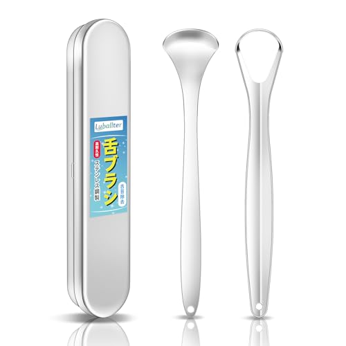 スプーン型、開口型(シルバー)/-/-・Color:スプーン型、開口型(シルバー)・舌ブラシ仕様：2本セット（開口タイプ、スプーン型）2種類 舌クリーナーあるので家族で使えます。1セットで2種類のスクレーパーが付属されますのでお好きなのを使...