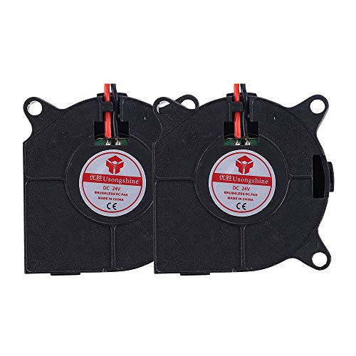 -/24V/-・Size:24V・黒色プラスチックブラシレス40x 40 x 20mm / 1.57 x 1.57 x 0.79 （L * W * H）DC 24V 0.1A BRUSHLESS DCブロワーファン;寿命：30000時間;ノ...