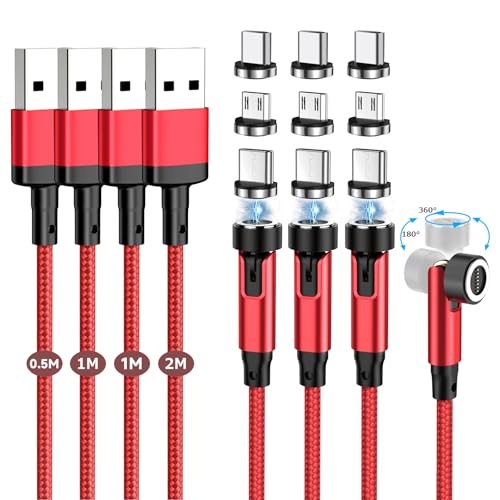 レッド/0.5m 1m 1m 2m/-・Color:レッド・?7ピンでデーター転送&3A急速充電最新の7ピンマグネット充電ケーブルで、様々な設備が対応。USB-Cの場合、3A急速充電も対応できます。480Mbpsデーター転送も対応。・?54...