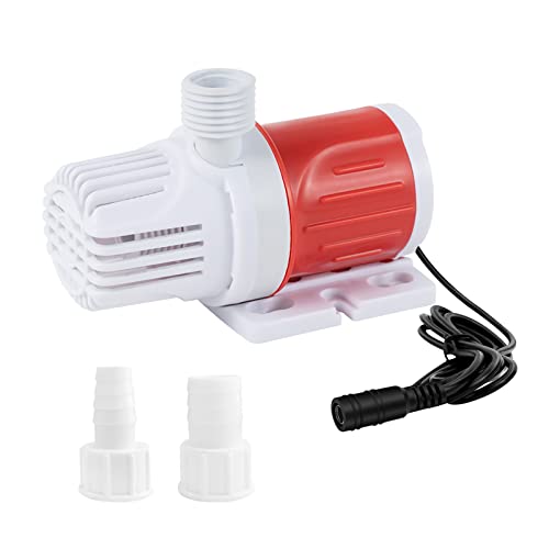 小型＆高揚程20W-水陸両用/-/-・Color:20W-水陸両用・パッケージ個数:1・電力：20W　入力電圧：DC 12V　入力電流：1.5A以上　最大揚程：5m　最大流量：1100L/H　防水：IPX8　 水陸両用：可・吐き出し口外径：...