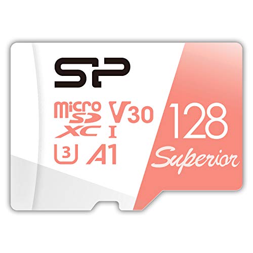 UHS-1 4K対応ホワイト|ピンク/128GB/SP128GBSTXDV3V20SP・Size:128GBStyle:UHS-1 4K対応・パッケージ個数:1・microSDXC 3D Nand採用 128GB・Class10 / UHS...